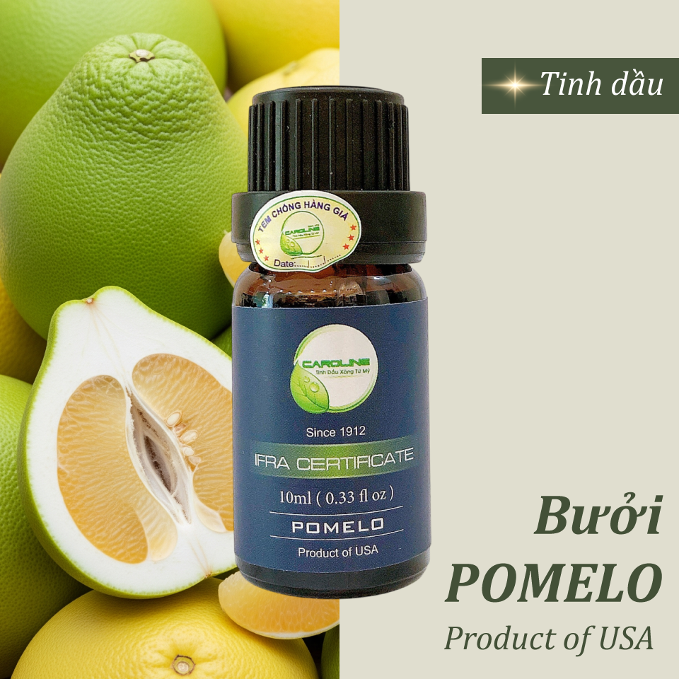 Tinh dầu Bưởi Caroline nguyên chất nhập khẩu Mỹ 10ml – Caroline